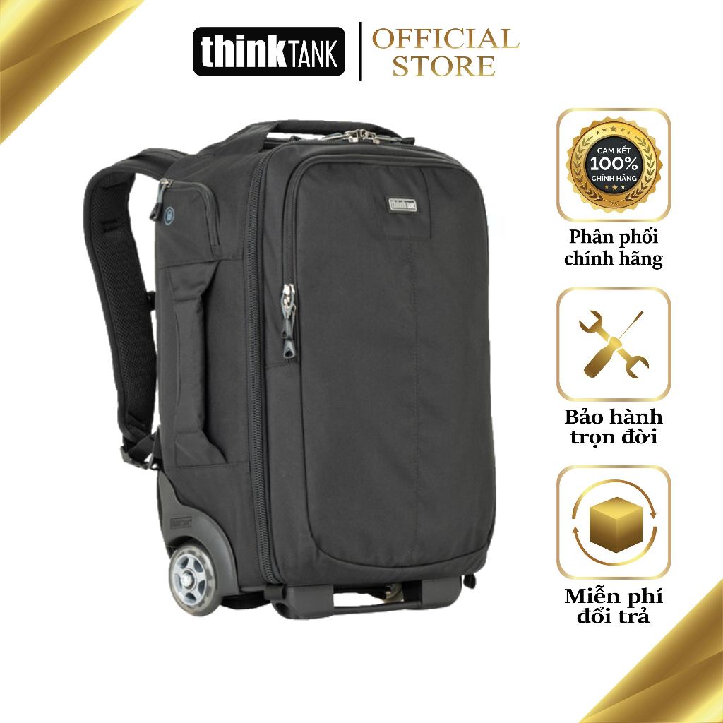 Vali máy ảnh Think Tank Essentials Convertible Rolling Backpack ...