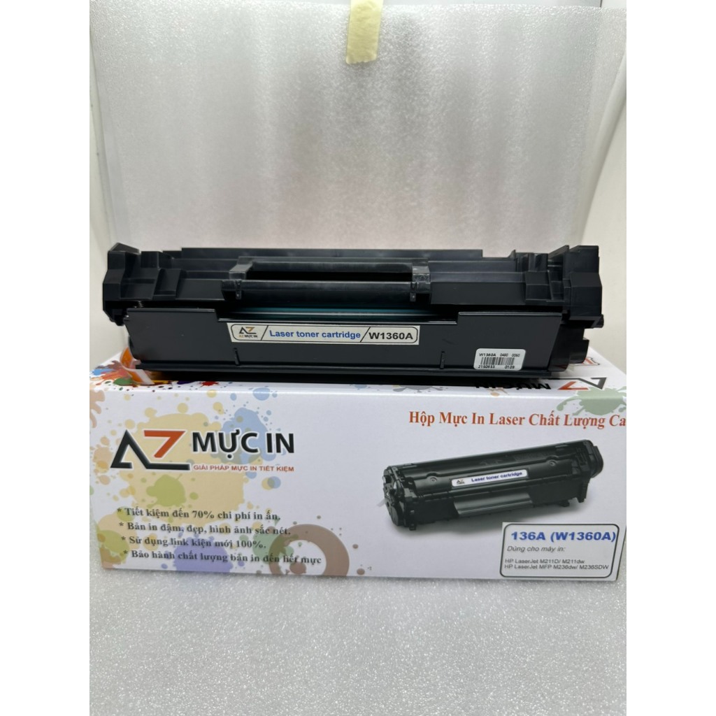 Hộp mực AZ 136A CÓ CHÍP (W1360A) - dùng cho máy in HP M211d/ M211dw ...
