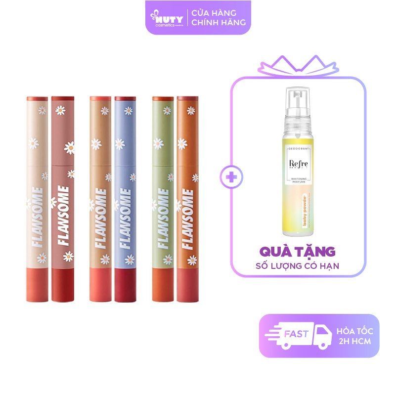 Set Son Flawsome Creamy Lip Stain (2g x 2) | Shopee Việt Nam