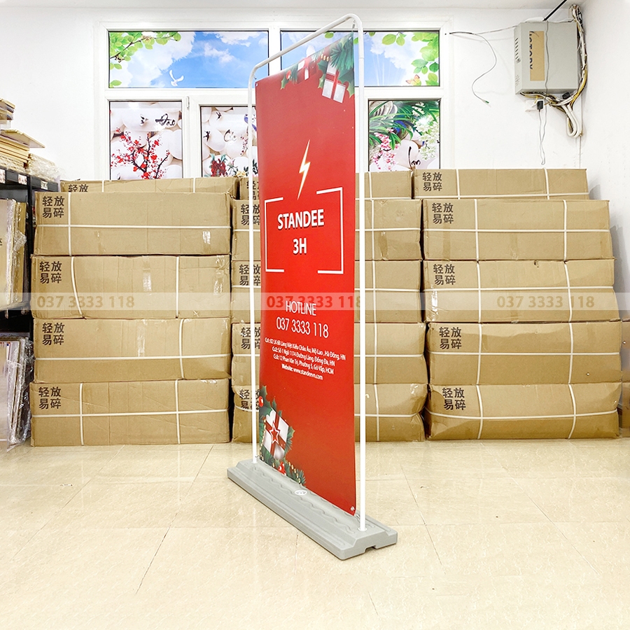 Standee Ngoài Trời, Khung Standee, Giá Treo Kiểu Cửa Chân Đế Nước Cản ...