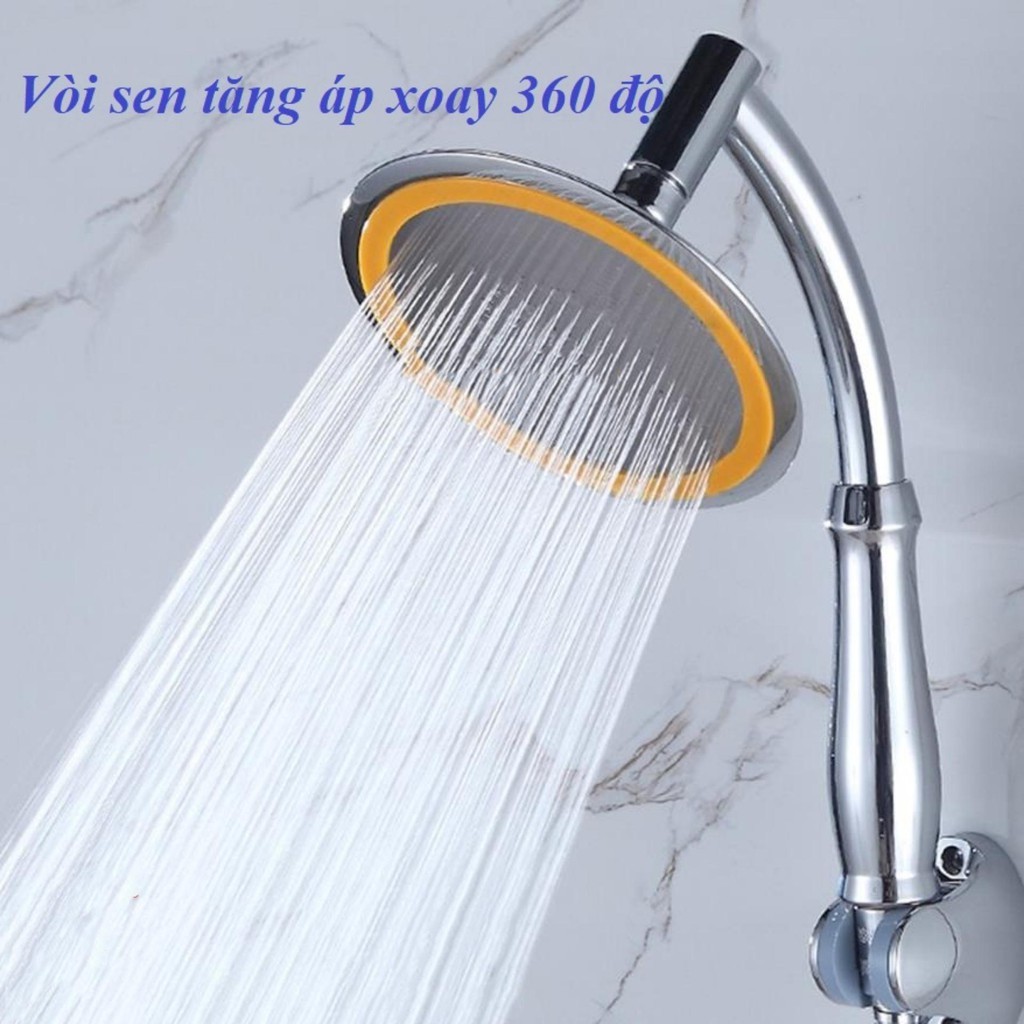 Bát sen tăng áp loại to đường kính 15cm inox + nhựa ABS mạ Crom sáng ...