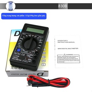 Đồng hồ đo điện DT 830B nhỏ gọn, Đồng hồ đo điện Ampe, Ampe kế vạn năng kỹ thuật số DT830B ...