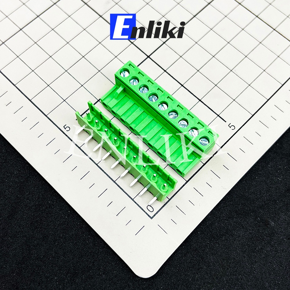 Cầu Đấu Terminal Xanh Cong 9P 2EDG5.08-9P 5.08mm | Shopee Việt Nam