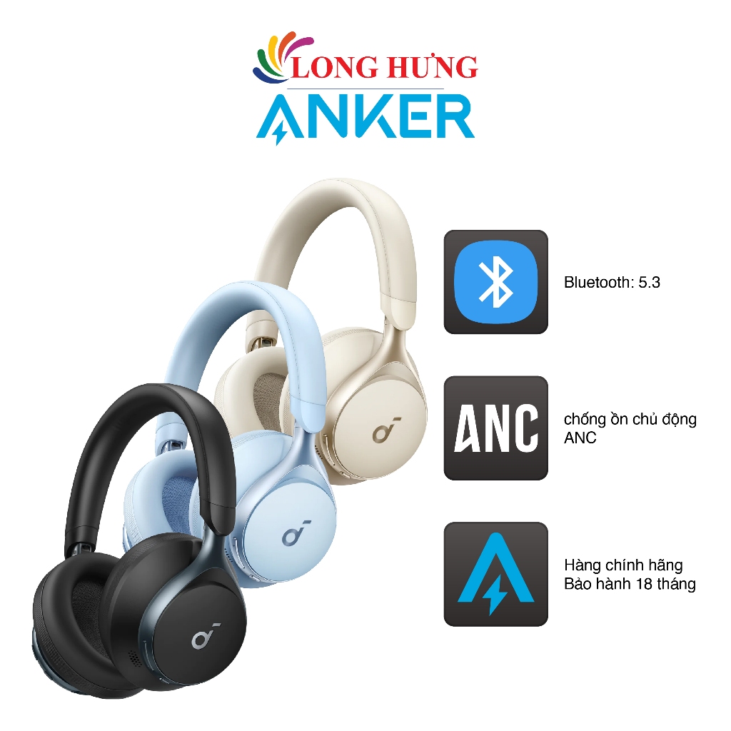Tai nghe chụp tai Bluetooth Anker Soundcore Space One A3035 - Hàng chính hãng | Shopee Việt Nam