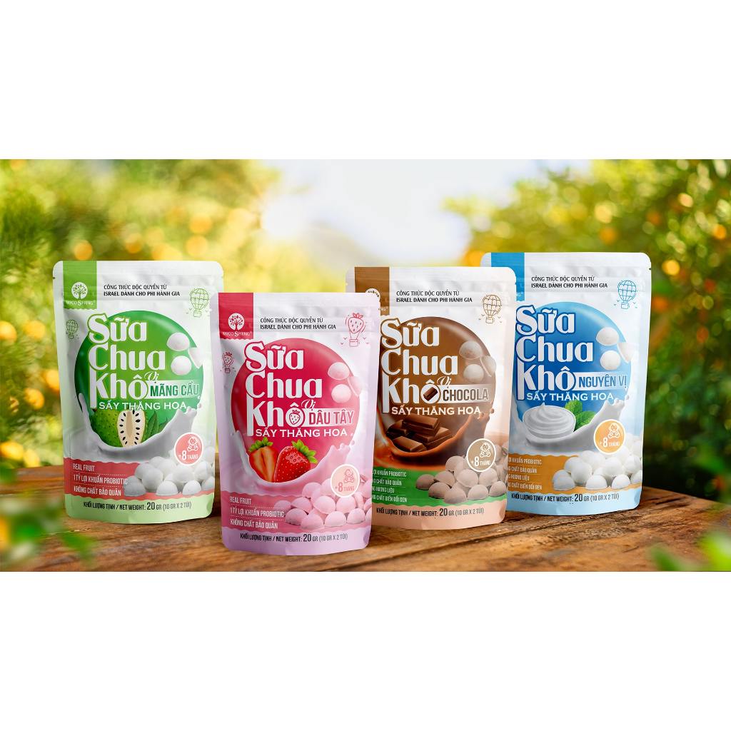 Sữa chua khô sấy thăng hoa Myco Spring Vị Trái Cây [ 20g ] | Shopee ...