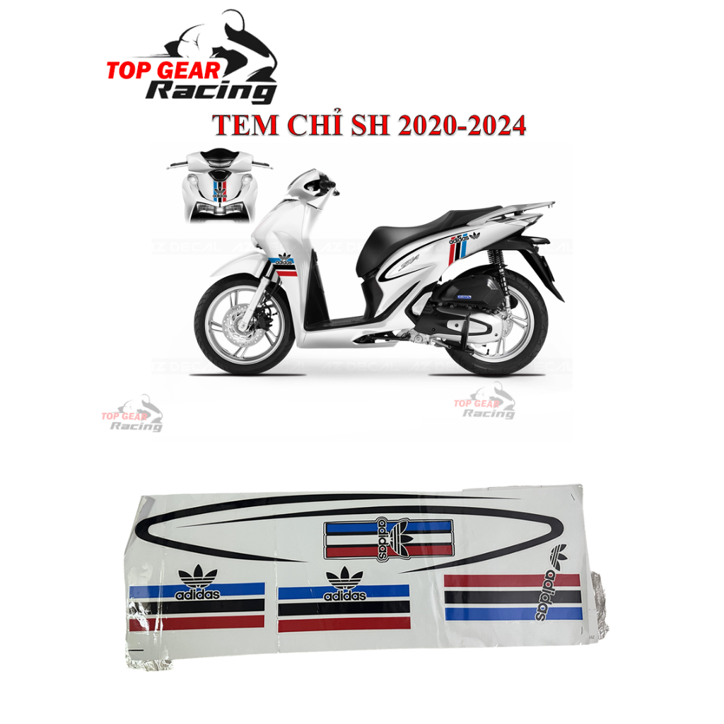 Decal Tem Dán Xe SH 2020 - 2024 Adidas | Shopee Việt Nam