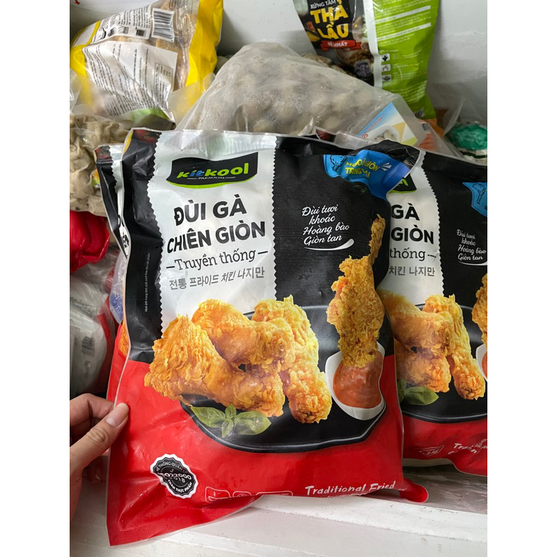 Đùi gà rán Lacusina ( 10 cái to ứ ự ) 1kg3 giao hàng hoả tốc khu vực ...
