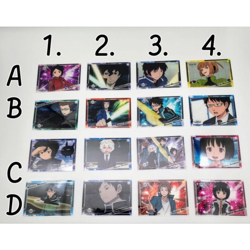 Thẻ bài bo góc, chủ đề World Trigger, 01, chính hãng Bandai | Shopee Việt Nam