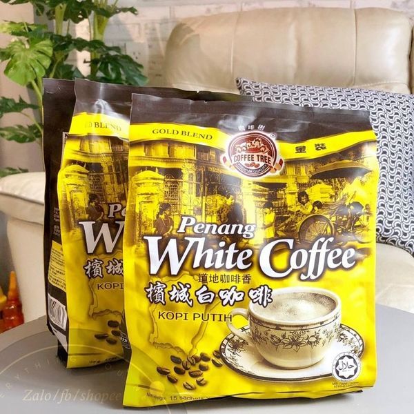 CAFE TRẮNG WHITE COFFEE PENANG - Malaysia (bịch 15 gói nhỏ x 40g) | Shopee Việt Nam