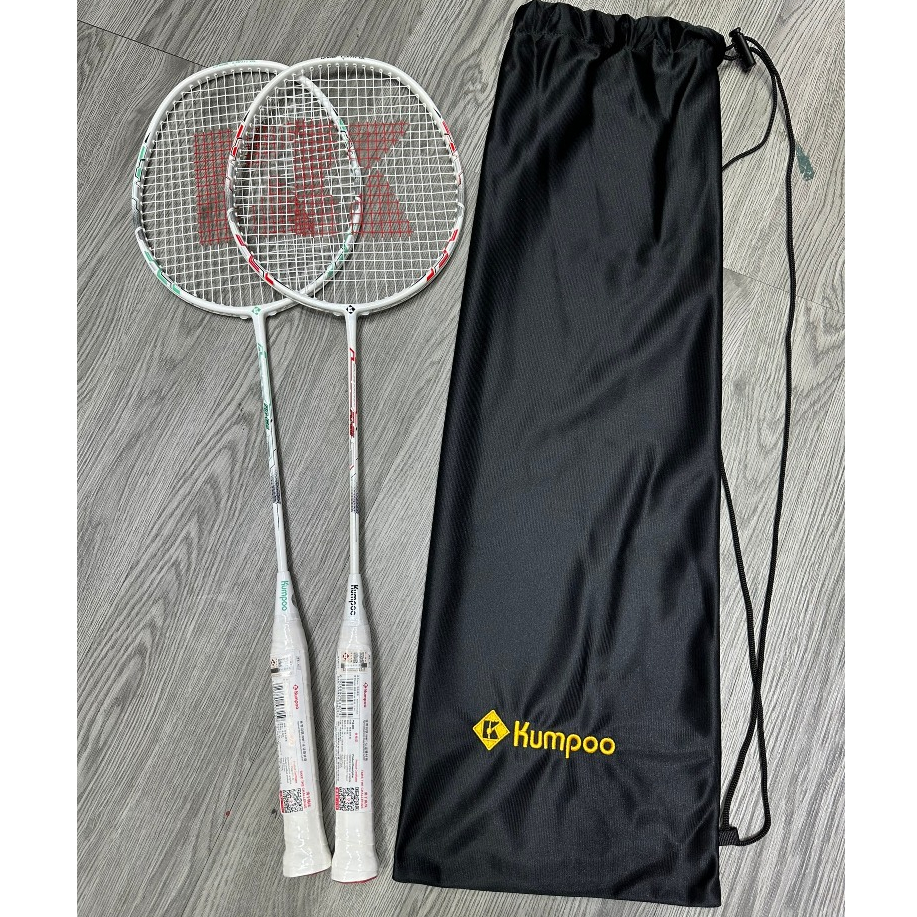 Đôi Vợt Cầu Lông Kumpoo PC-66 Chính Hãng căng sẵn cước, tặng 2 quân cán (1 ĐÔI) | Shopee Việt Nam