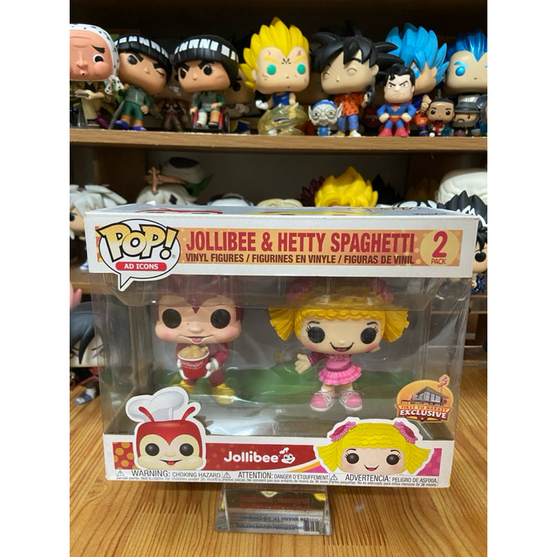 [A] Mô hình Funko POP! Ad Icons Jollibee & Hetty Spaghetti 2-Pack ...