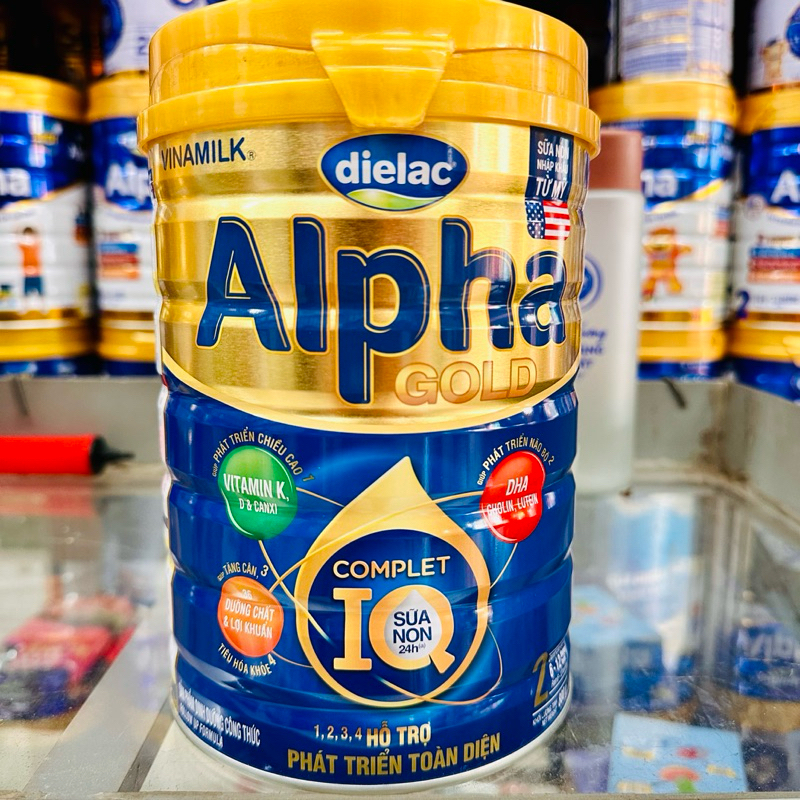 Sữa bột Dielac Alpha Gold 2 hộp thiếc 800g ( 6-12 tháng tuổi ) | Shopee Việt Nam