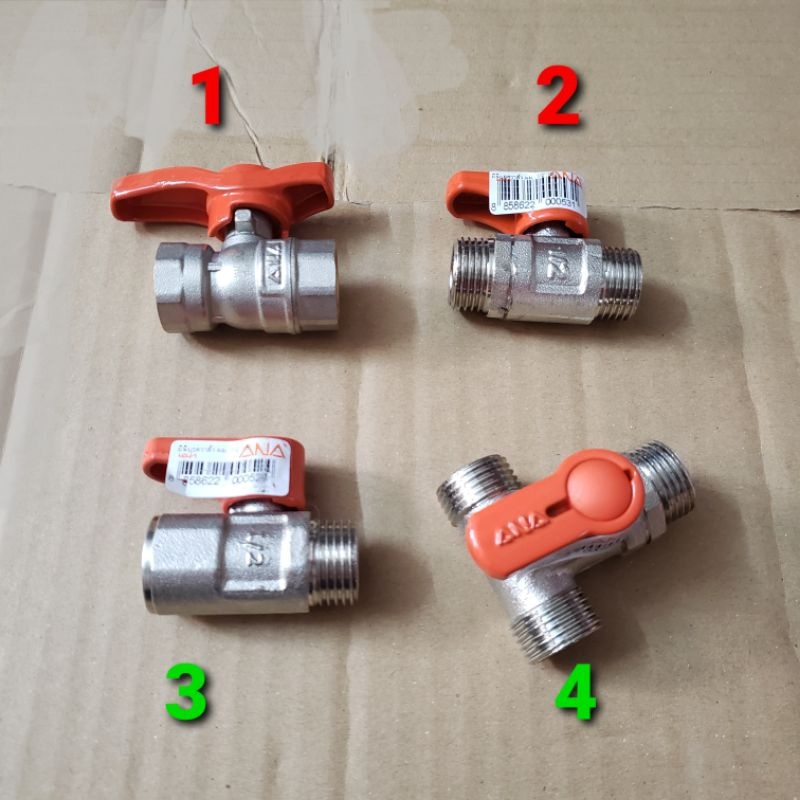 VAN khoá nước , Van INOX CHÍNH HÃNG ANA , REN NGOÀI phi 21 | Shopee ...