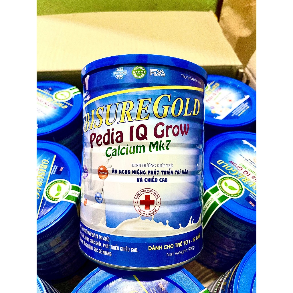 Sữa bột phát triển chiều cao OBISURE GOLD Pedia IQ GROW 900gr date 12/2025 ( CHÍNH HÃNG ...