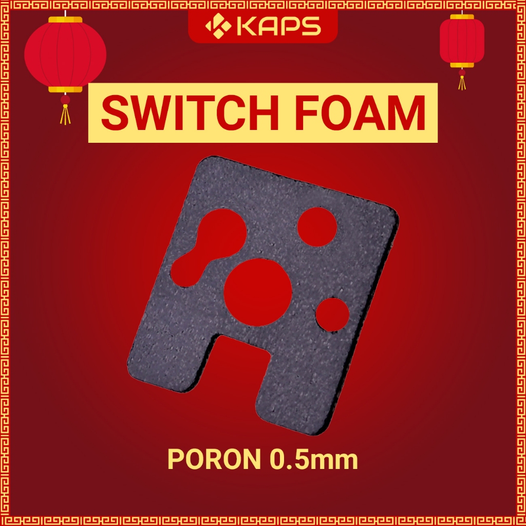 Combo 10 miếng đệm switch | Poron | 0.5mm | Switch Foam | Switch pad ...
