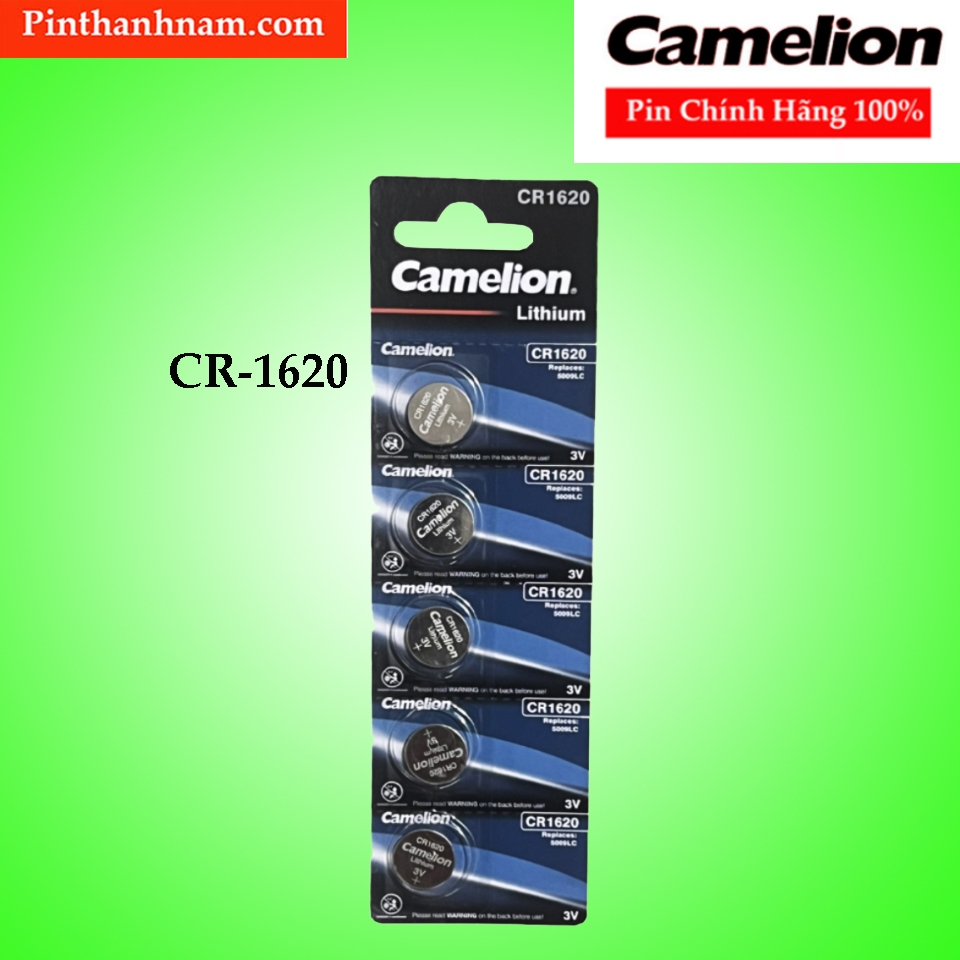 Pin CR1620 Camelion 3V Vỉ 5 Viên Cao Cấp | Shopee Việt Nam