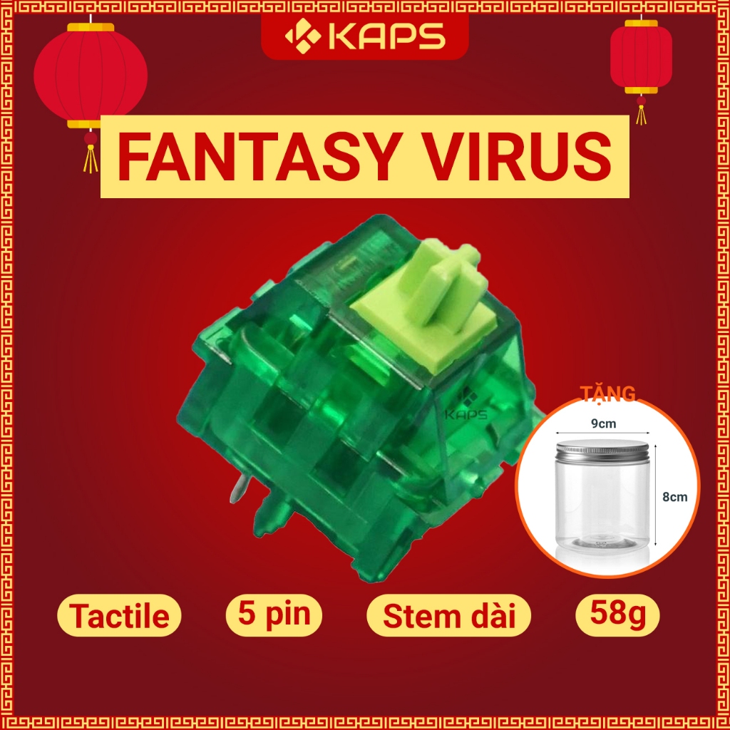 [COMBO 5 switch] Switch Fantasy Virus | Switch Virus | Tactile Switch ...