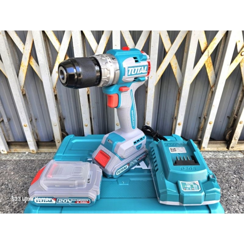 Máy khoan TOTAL 20V 20602 motor từ không chổi than | Shopee Việt Nam