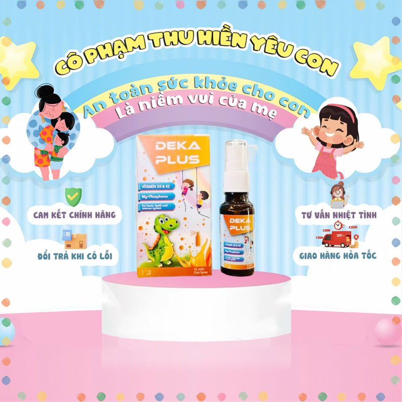 Vitamin D3K2 thế hệ mới DEKA PLUS, Phiên bản cao cấp, công thức cải ...