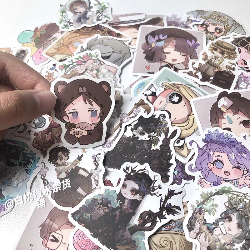 (Nhiều mẫu ) Set 50 Hình dán,Miếng dán sticker game Identity V chống ...