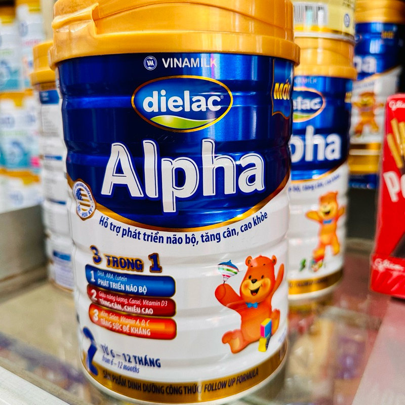 Sữa bột Dielac Alpha 2 hộp thiếc 900g ( 6-12 tháng tuổi) | Shopee Việt Nam