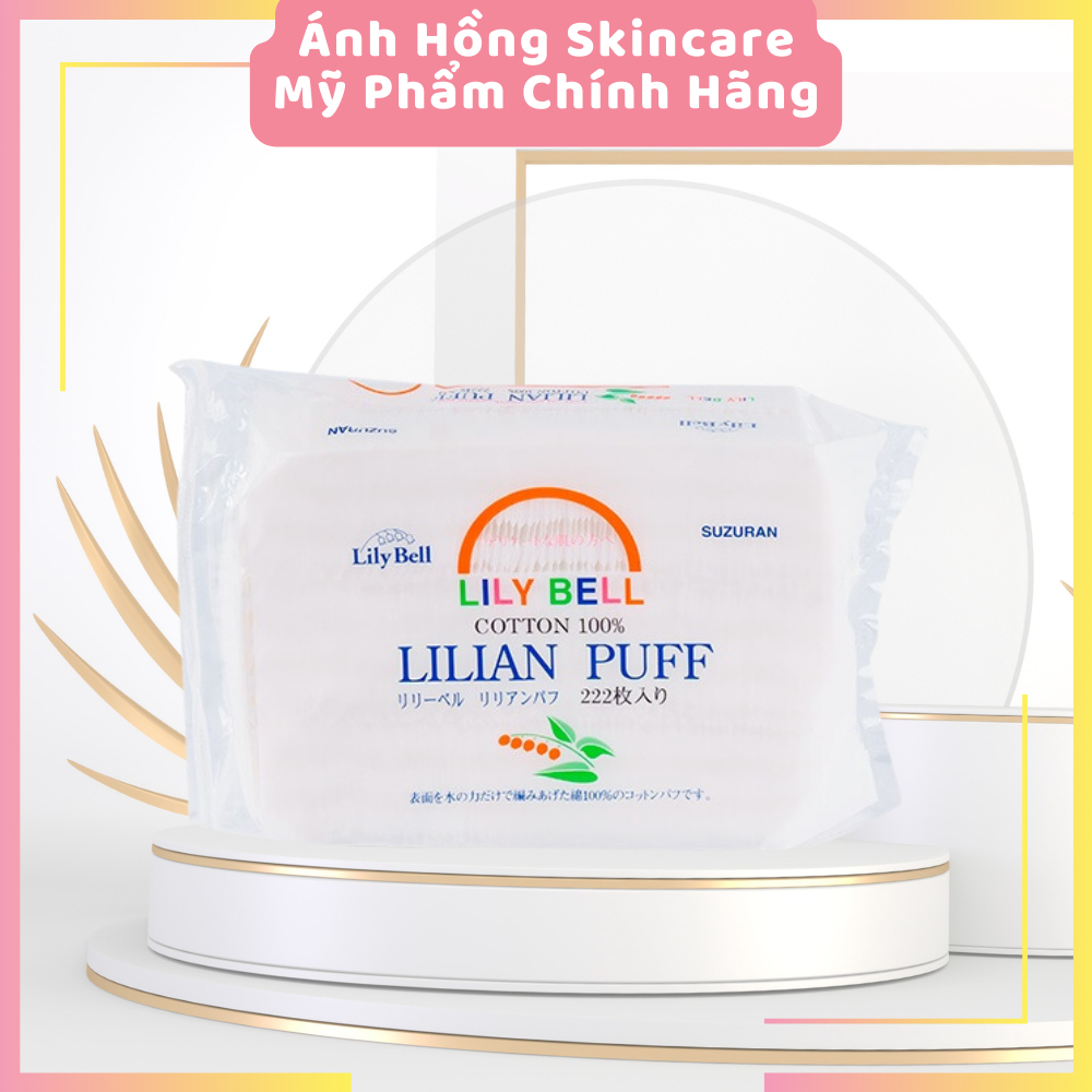 Bông tẩy trang Lily Bell Lilian Puff 222 miếng | Shopee Việt Nam