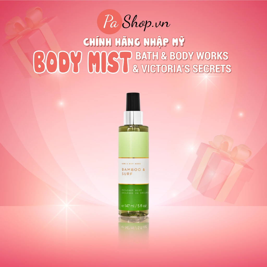 Body mist Cologne Mist Bamboo & Surf xịt thơm toàn thân | Shopee Việt Nam