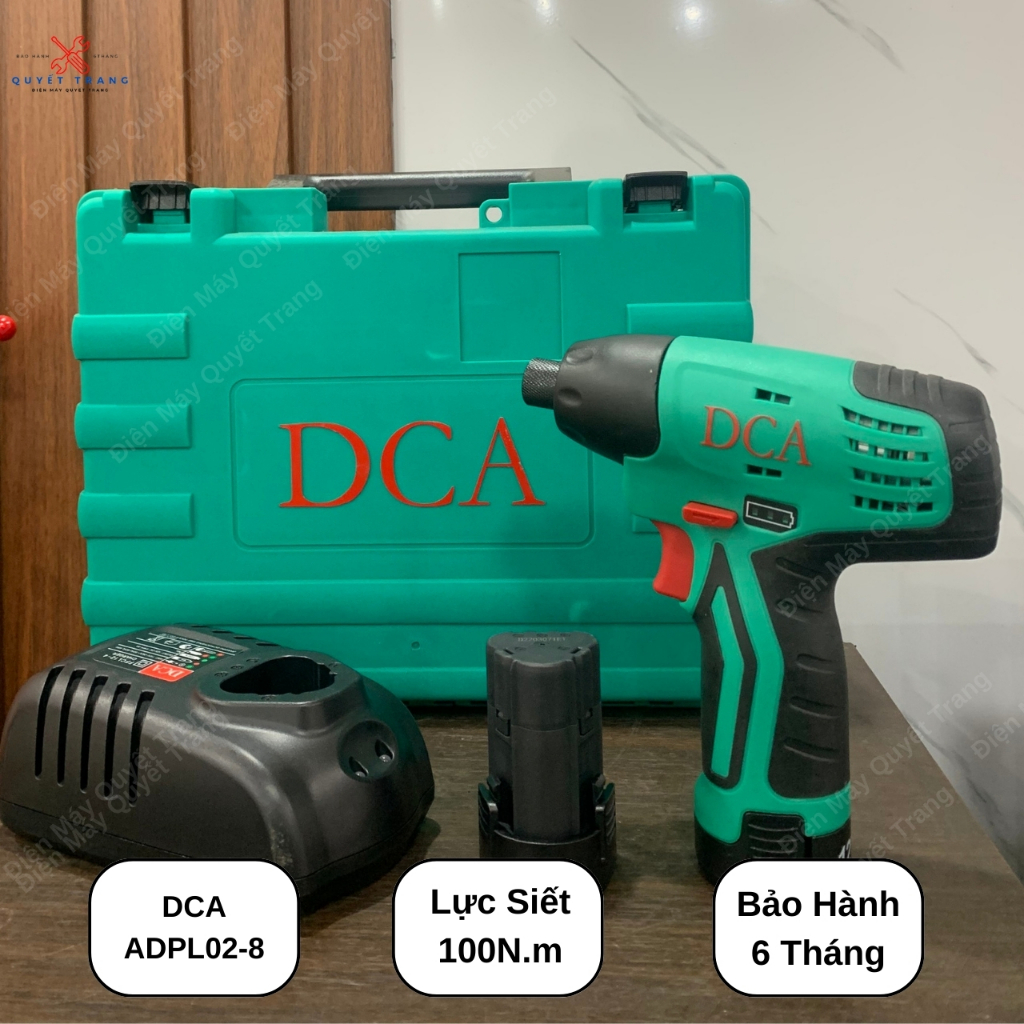 Máy Khoan Vặn Vít 12V DCA 02-8 Lực Siết Cao 100N.m Hàng Chính Hãng DCA ...