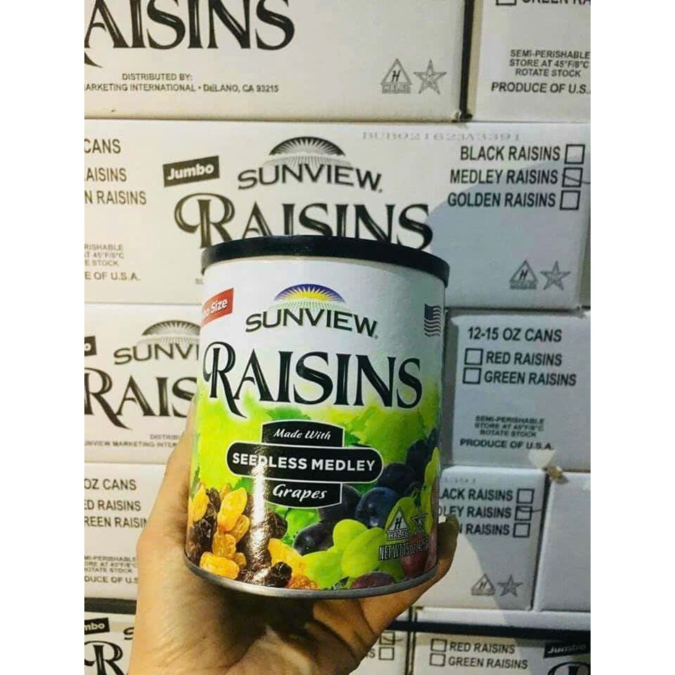 Nho Khô Sunview Raisins Mỹ 425g (mix nhiều loại) | Shopee Việt Nam