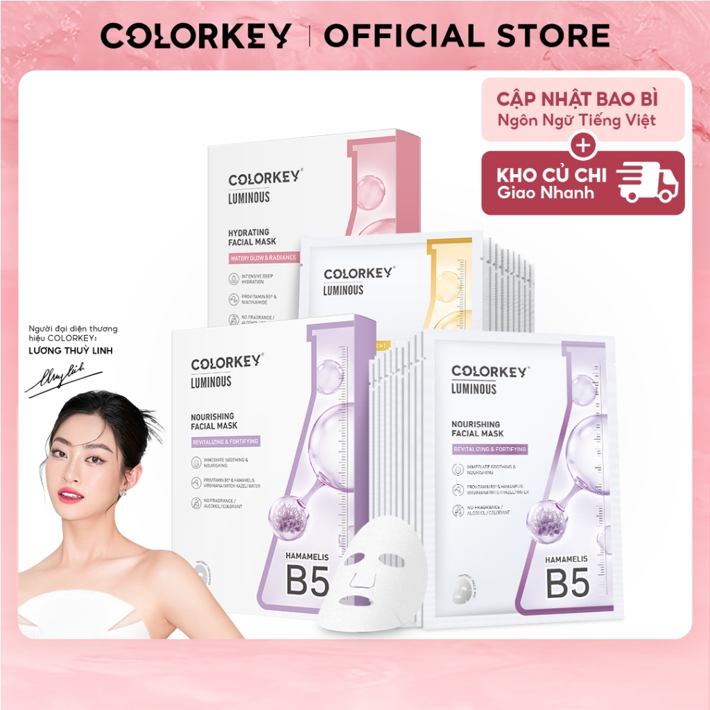 [MUA COMBO TẶNG 3 MIẾNG] Combo 3 Hộp 3 Màu Mặt Nạ Giấy COLORKEY ...