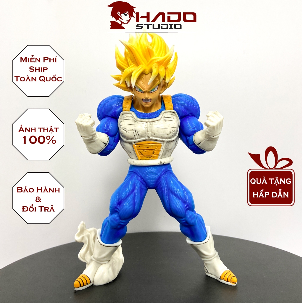 Mô hình Songoku, Dragon ball, Goku siêu saiyan SSJ2, chiều cao 25cm ...