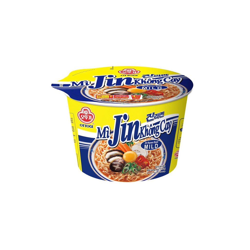 Thùng 12 tô mì Jin không cay Ottogi 110g | Shopee Việt Nam