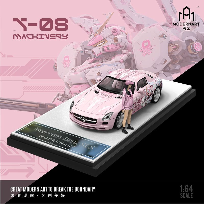 MÔ HÌNH 1:64 MODERN ART - Mercedes-Benz SLS Powder Armor Mecha Livery ...