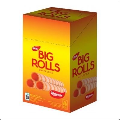 Bánh que nhân phô mai Nabati Big Rolls hộp 280g (20 gói x 14g) | Shopee Việt Nam