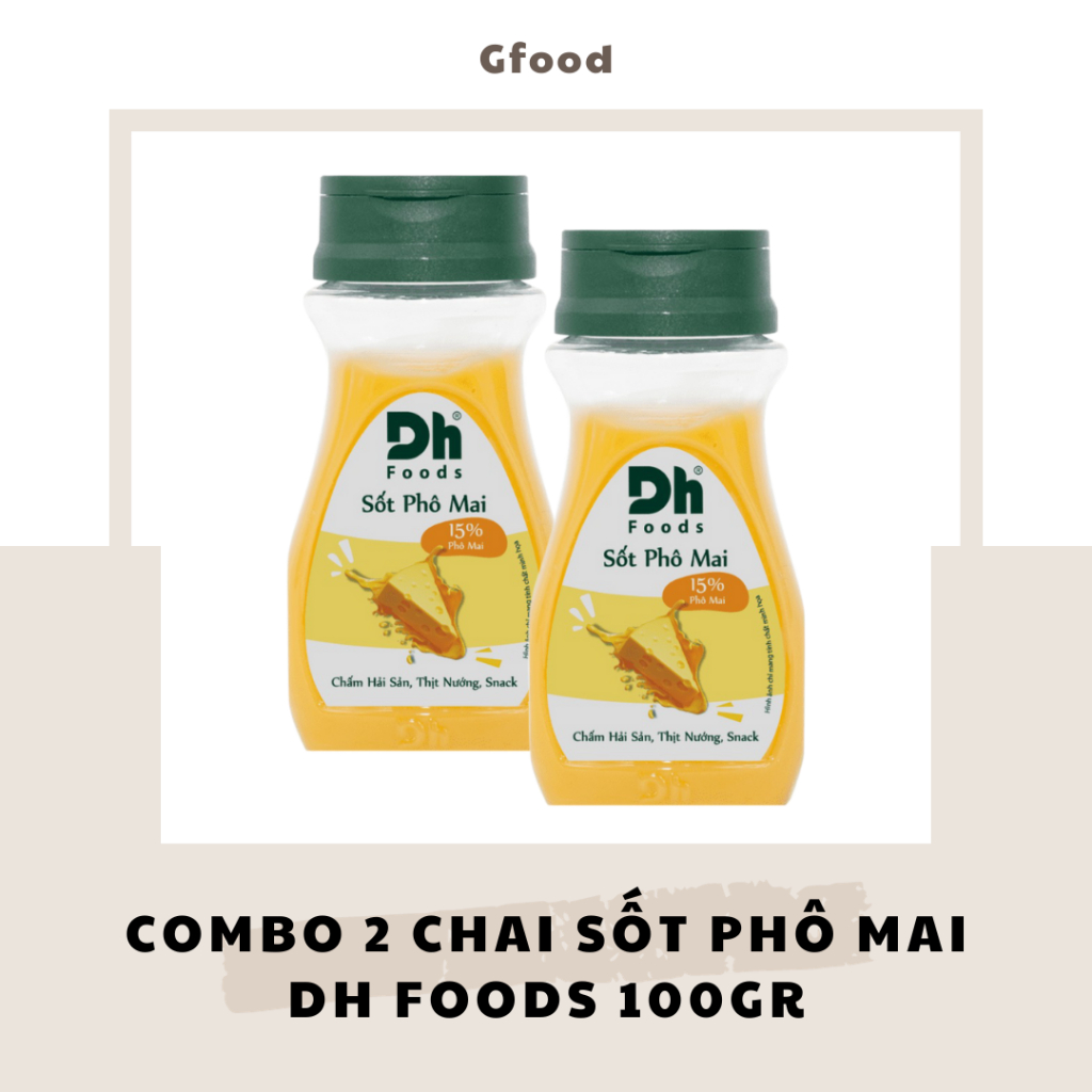 [COMBO 2 CHAI] Dh Foods Sốt Phô Mai 100gr | Shopee Việt Nam