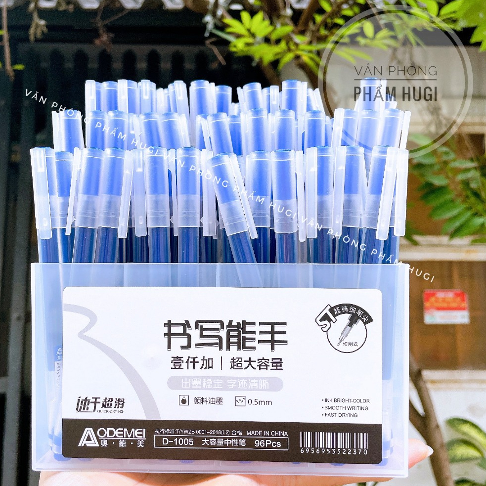 Combo 6 Cây Bút Gel AODEMEI D-1005 / LEX S60 – Mực Xanh, Thân Trong ...