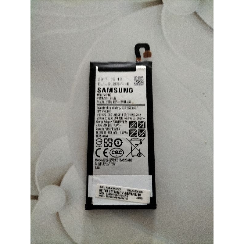pin samsung a520 a5 2017 zin bóc máy | Shopee Việt Nam