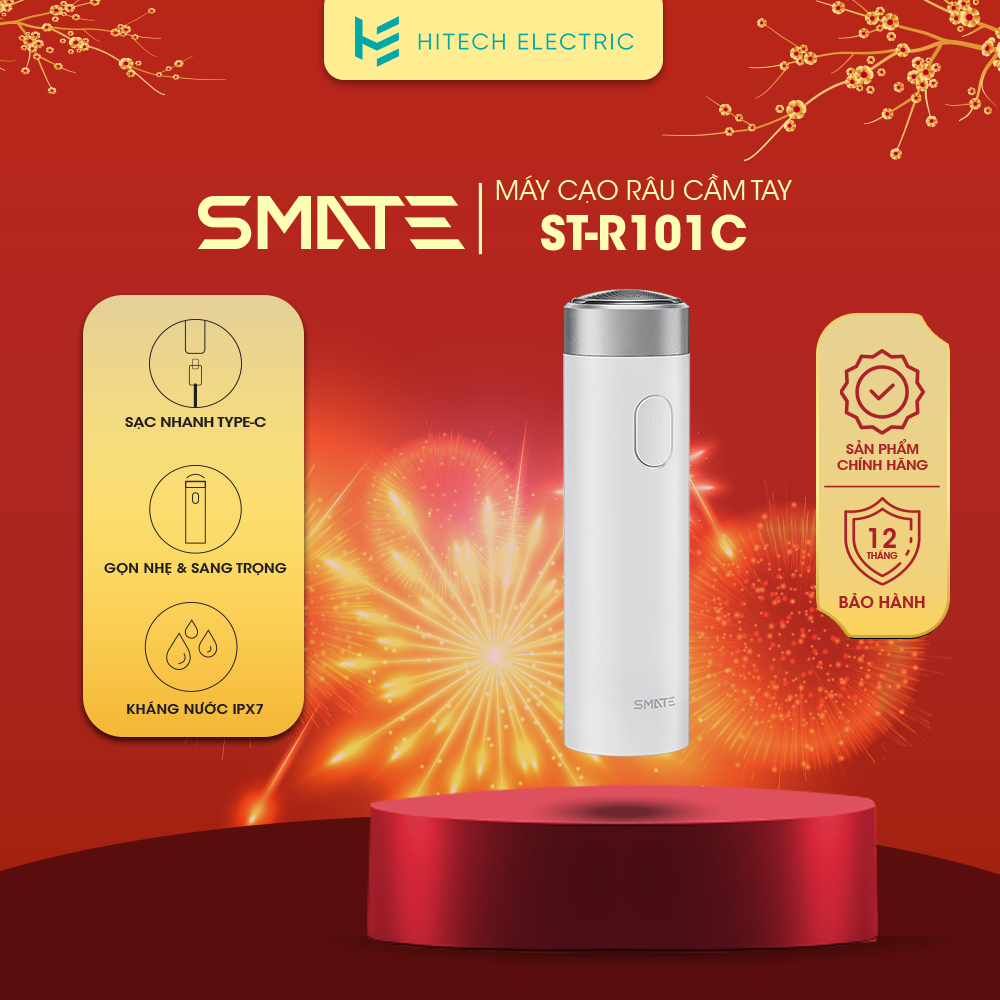Máy Cạo Râu Cầm Tay Smate ST-R101C, ST-R102C - Sạc Nhanh - Kháng Nước ...