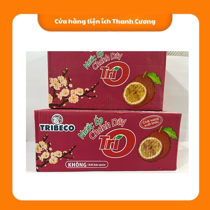 Thùng 24 Lon Nước Chanh Dây Tribeco 320ml | Shopee Việt Nam