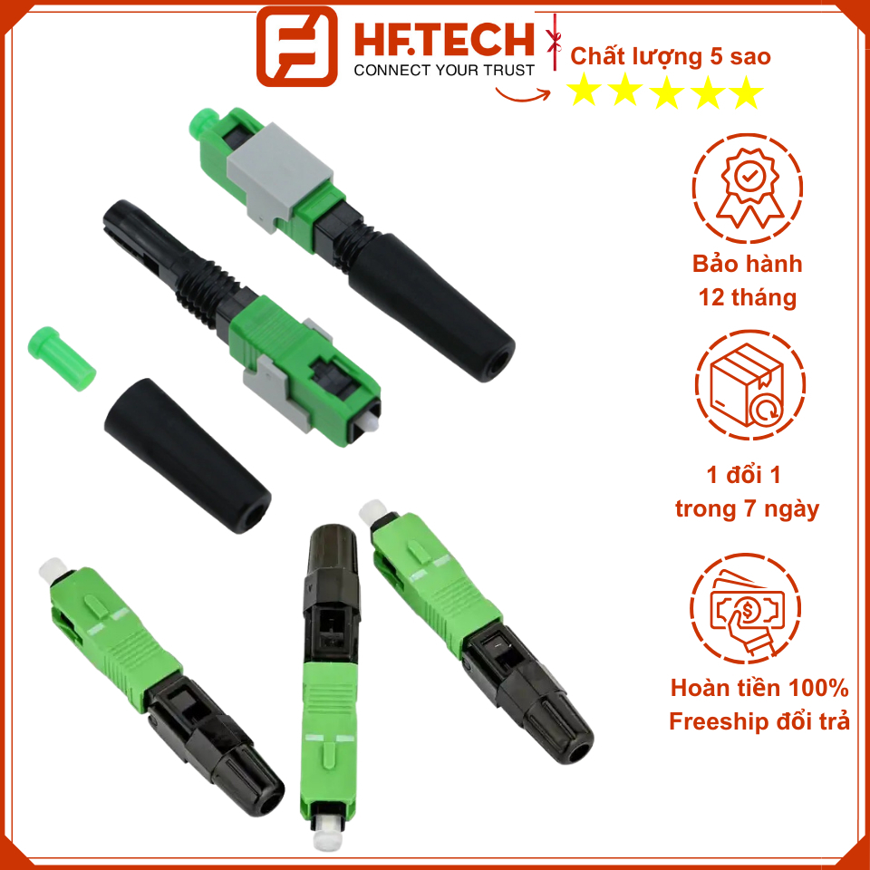 [Vỉ 10 chiếc] Fast Connector SC/APC chuẩn FPT | Chuẩn Viettel | Shopee ...