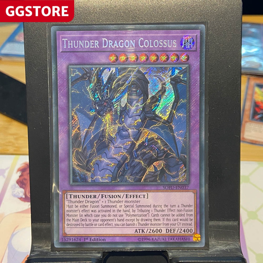 [ Bài Yugioh Chính Hãng ] Thunder Dragon Colossus - SOFU-EN037 - Secret ...