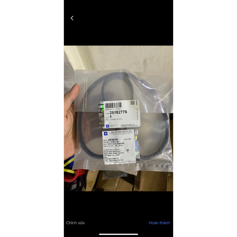 Dây curoa máy phát Spark hàng Gm:25182776 | Shopee Việt Nam