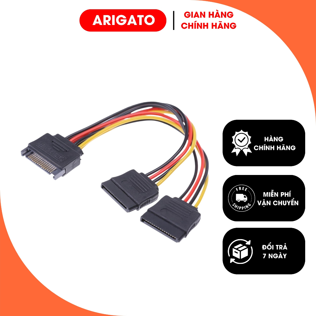 Dây Cáp Dữ Liệu Sata 1-1 Cáp Chia Nguồn Sata 1-2 Hàng Chất Lượng Giá Rẻ ...