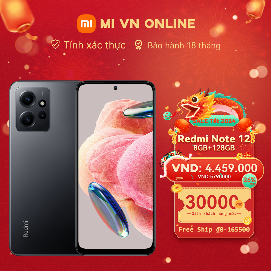 Điện Thoại Xiaomi Redmi Note 12 4+128GB|8+128GB AMOLED 6,67" Snapdragon ...