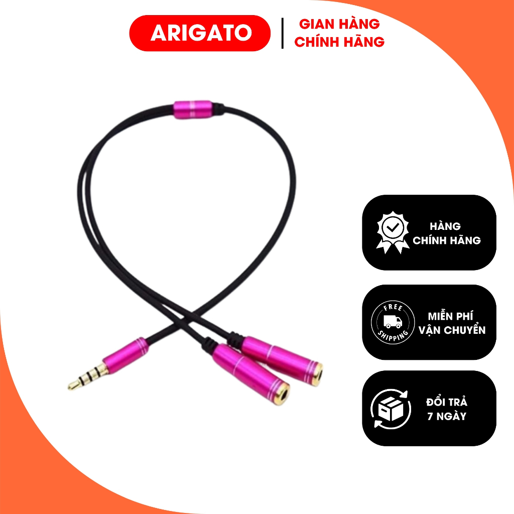 Sỉ 16K - Dây Chia Loa, mic 1 Ra 2 - Dây Gộp Loa 2 Vào 1 Chất Lượng Tốt ...