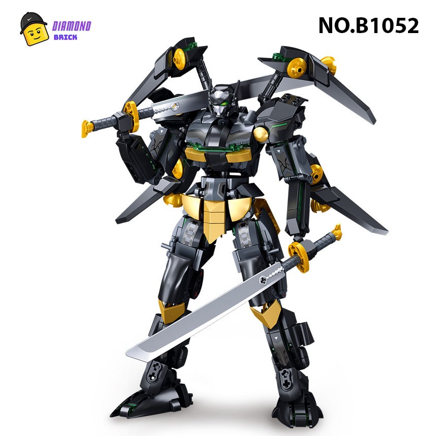 Đồ Chơi Lắp Ráp Kiểu LEGO Mô Hình Robot Batman Cyber DC Người Dơi Kèm 2 ...