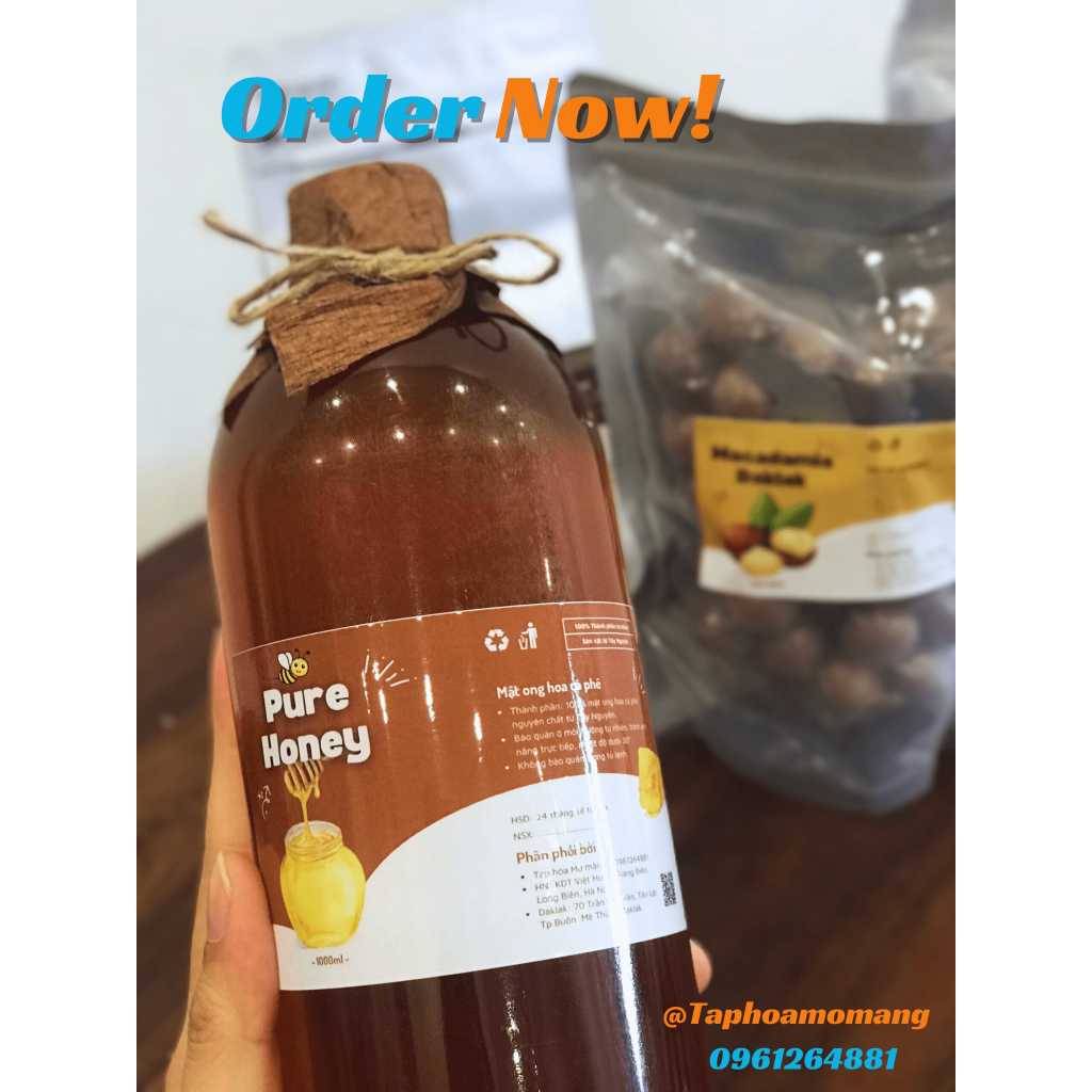 Mật ong hoa cafe nguyên chất 1 lít từ Tây Nguyên | Shopee Việt Nam