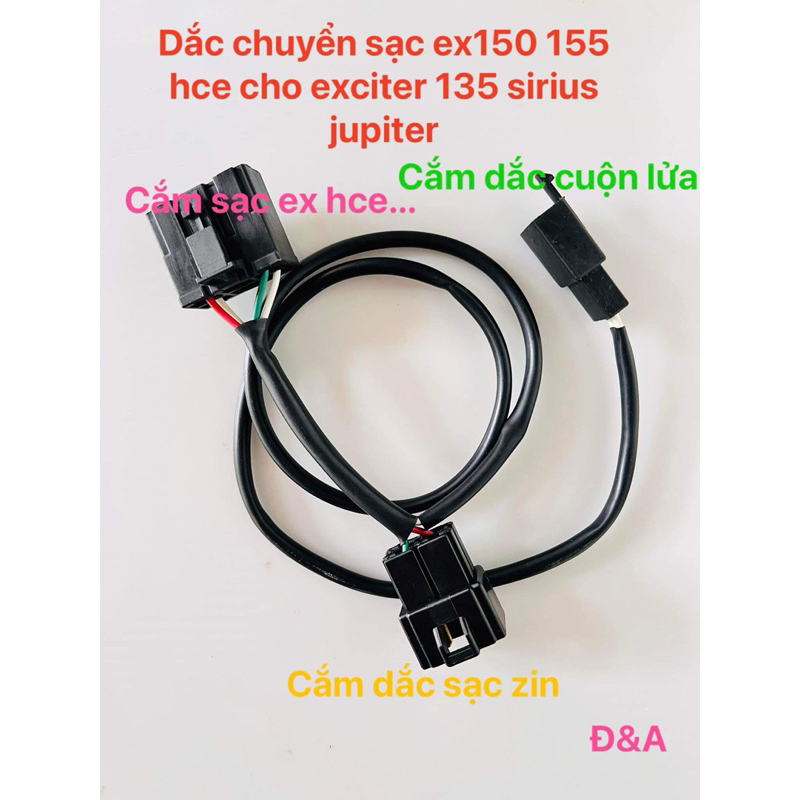 Dây chuyển sạc ex150 ex155 hce cho ex135 sirius jupiter | Shopee Việt Nam