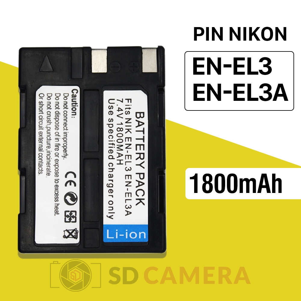 Pin Nikon EN-EL3 EN-EL3A cho D50 D70 D70S D100 D100S Pin EN EL3 dung ...