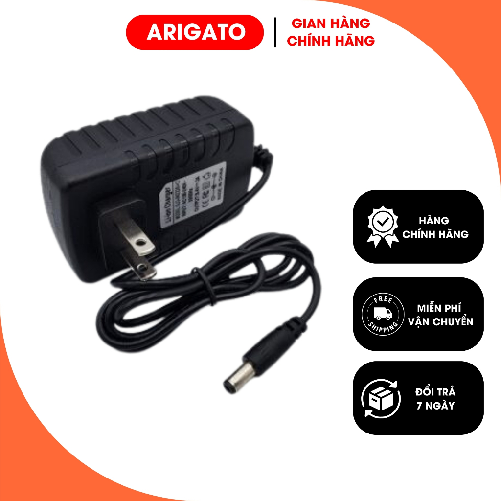 Nguồn 12V 1A 2A Chân Thường 5.5*2.5mm, nguồn bãi nhật, Nguồn 12V2A móc ...
